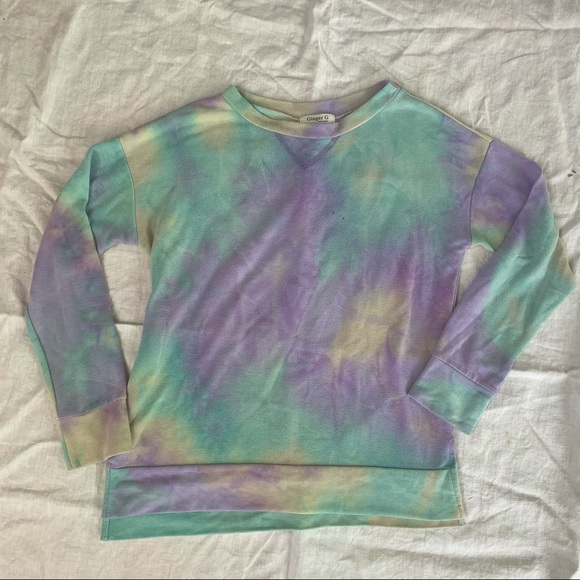 Sweaters | Tye Dye Pastel Colors Light Sweatshirt | Poshmark